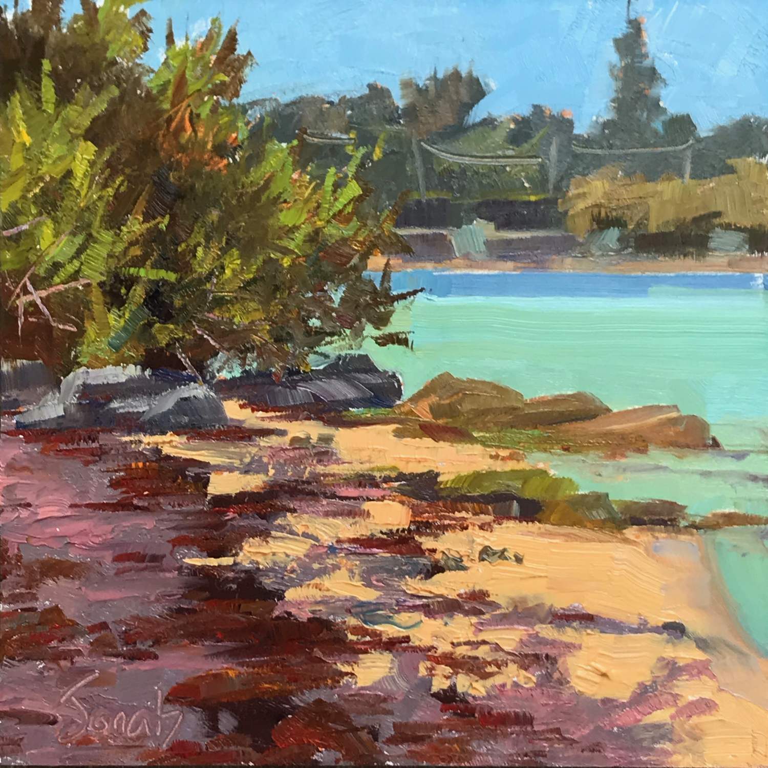 April 26, 2019 6″ x 6″ SOLD | The Art of Jonah Jones