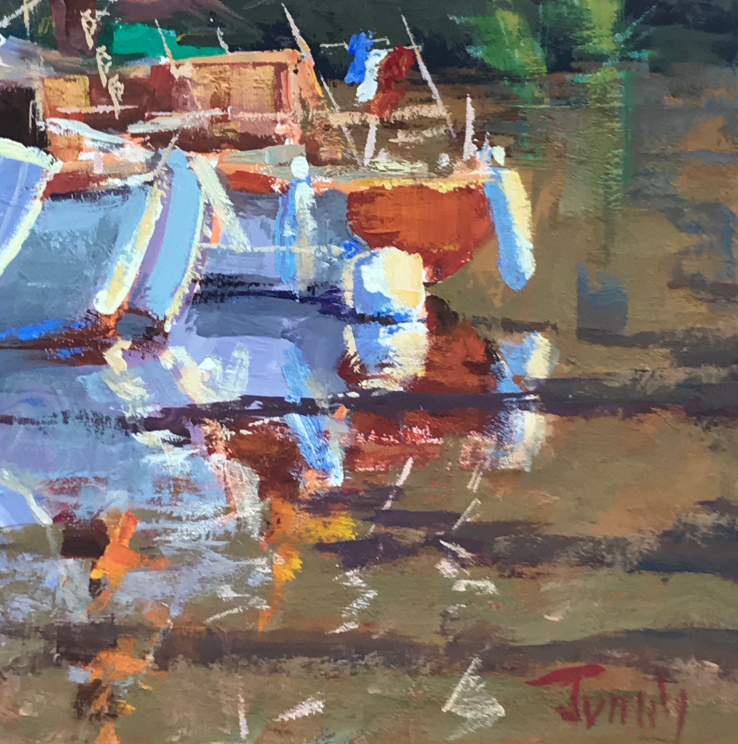 July 3, 2019 6″ x 6″ $275 unframed | The Art of Jonah Jones